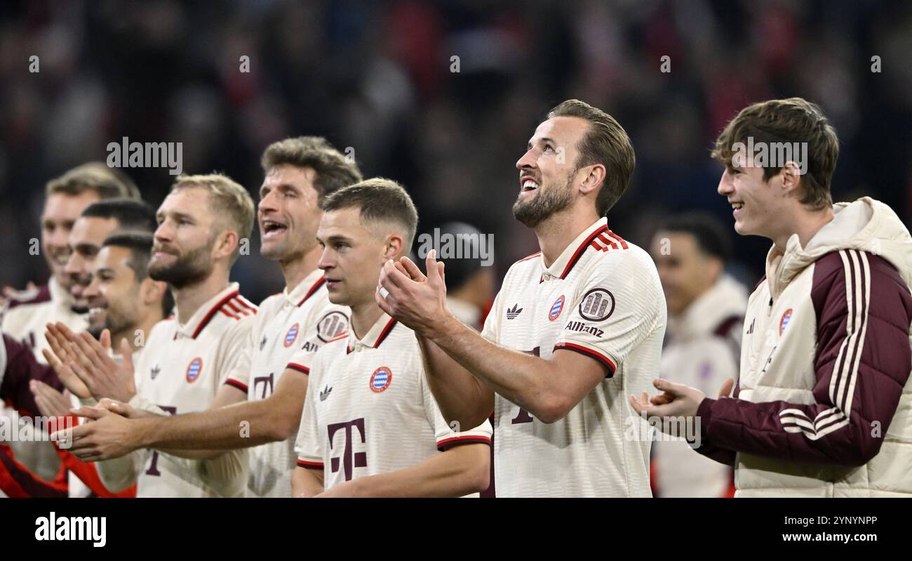 Final cheer, goalkeeper Max-Joseph Schmitt FC Bayern Muenchen FCB (35 ...