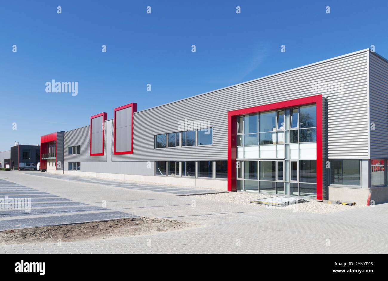 New construction commercial warehouse building hi-res stock photography ...