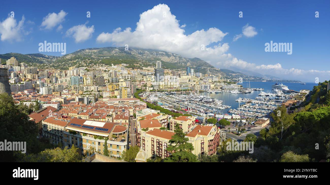 Monaco top view port hi-res stock photography and images - Alamy