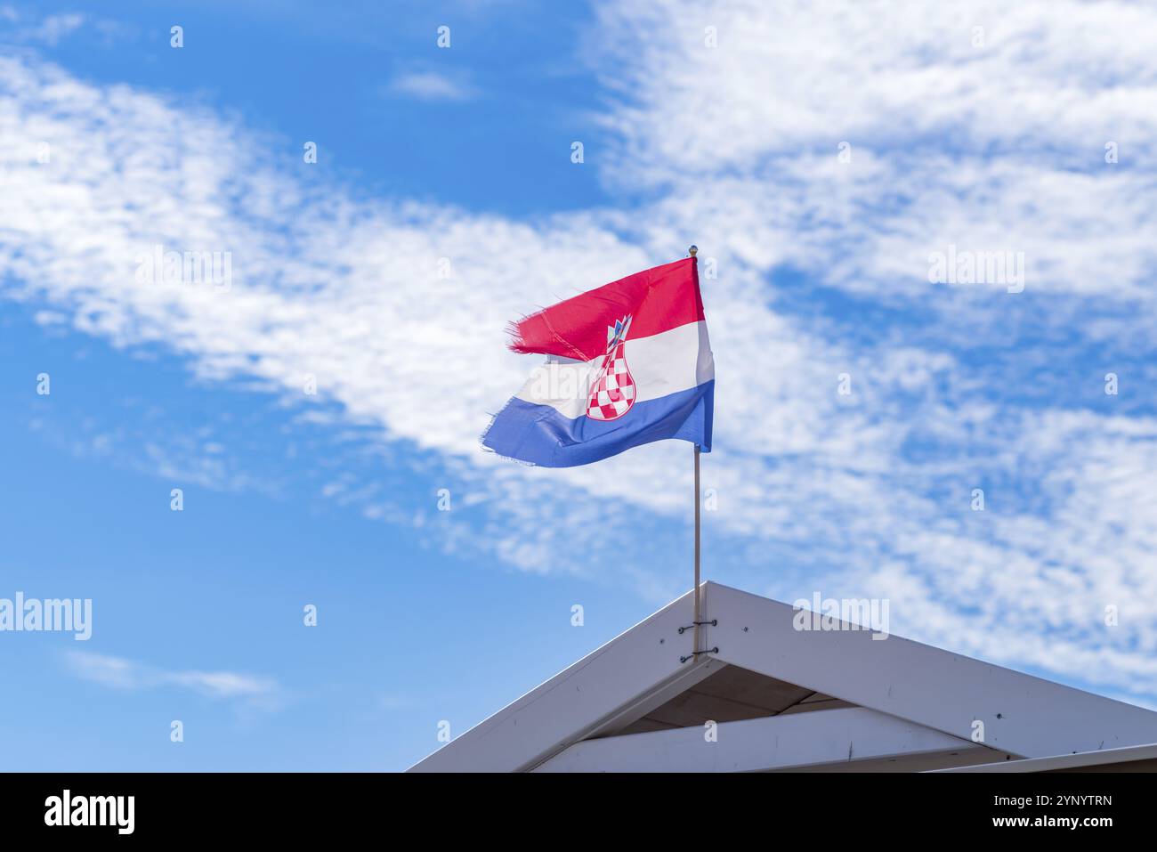 Rooftop flags hi-res stock photography and images - Alamy