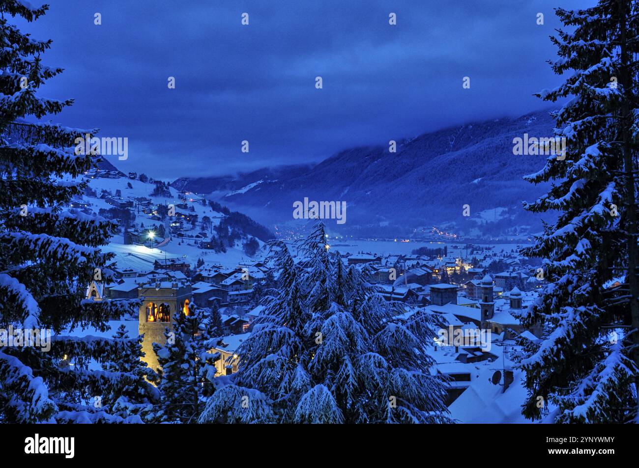 Night in olympic village hi-res stock photography and images - Alamy