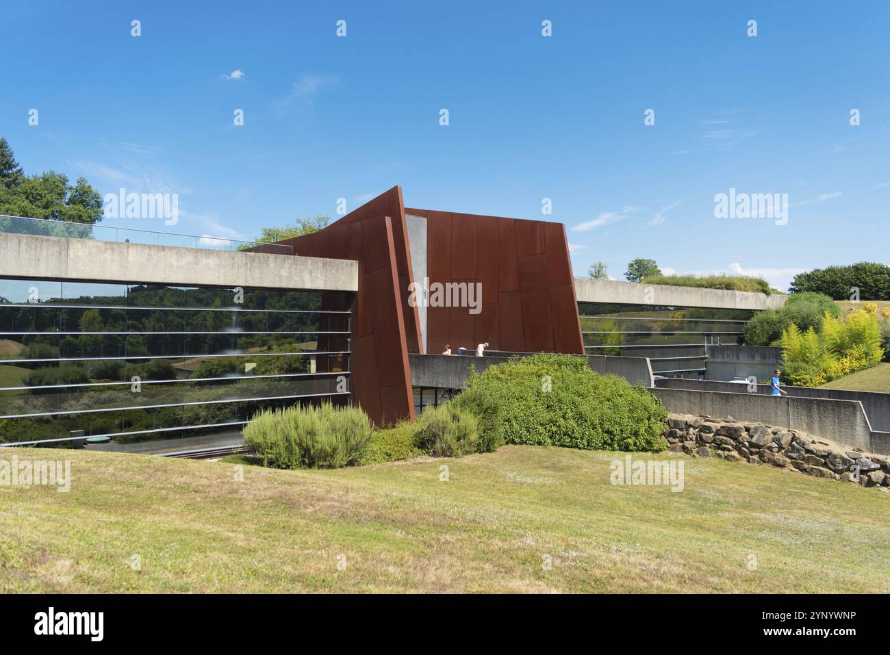 ORADOUR-SUR-GLANE, FRANCE, AUGUST 15, 2016: Memorial center of Oradour ...