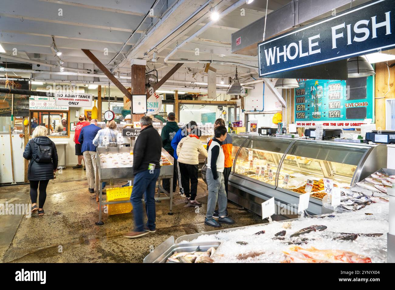 Historic Old Port and Fish Market Portland Maine, New England, USA ...