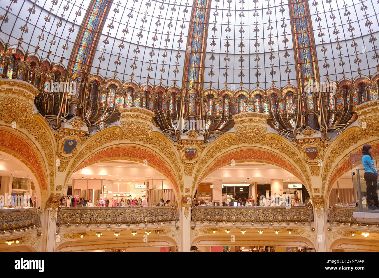 Lafayette shopping mall in Paris Stock Photo - Alamy