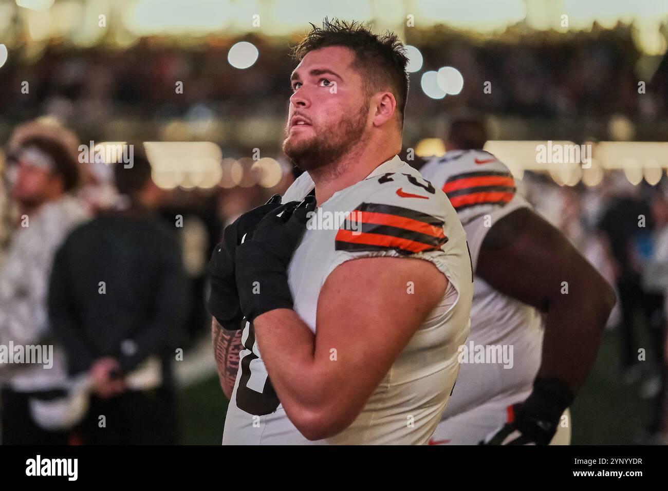 New Orleans, Louisiana, USA. 27th Nov, 2024. Cleveland Browns guard Zak ...