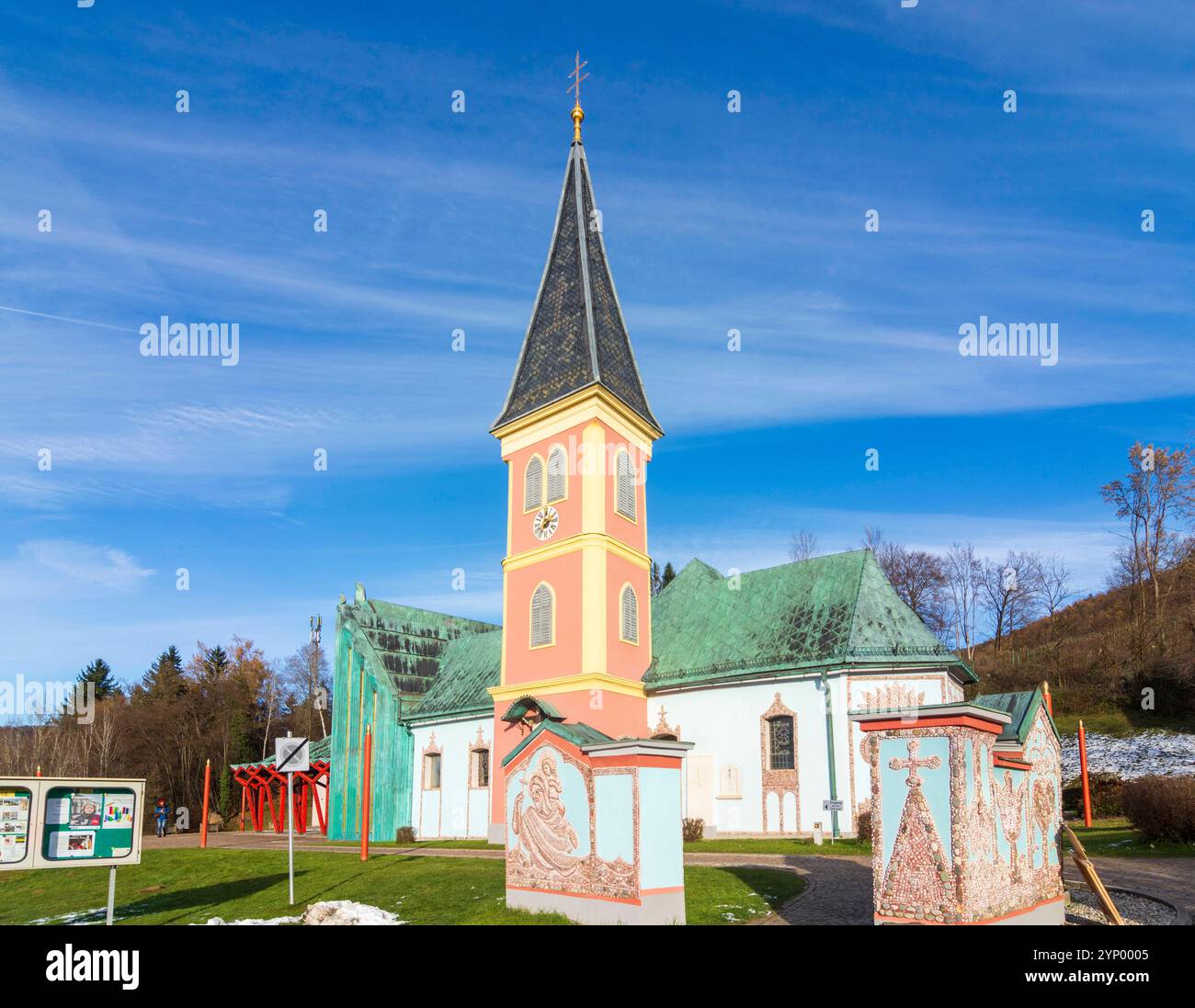 church Thal by artist Ernst Fuchs Thal Region Graz Steiermark, Styria ...