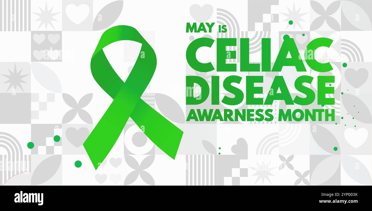 Celiac disease awareness month. - banner Stock Vector Image & Art - Alamy