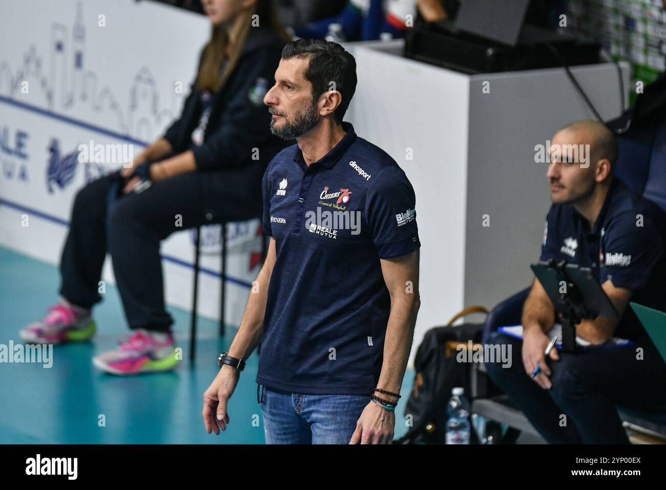 Giulio Cesare Begoli of Chieri '76 during CEV Volleyball Challenge Cup ...