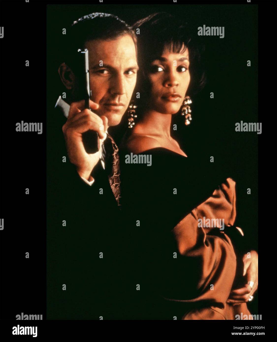 THE BODYGUARD 1992 Warner Bros. film with Kevin Costner as Frank Farmer ...