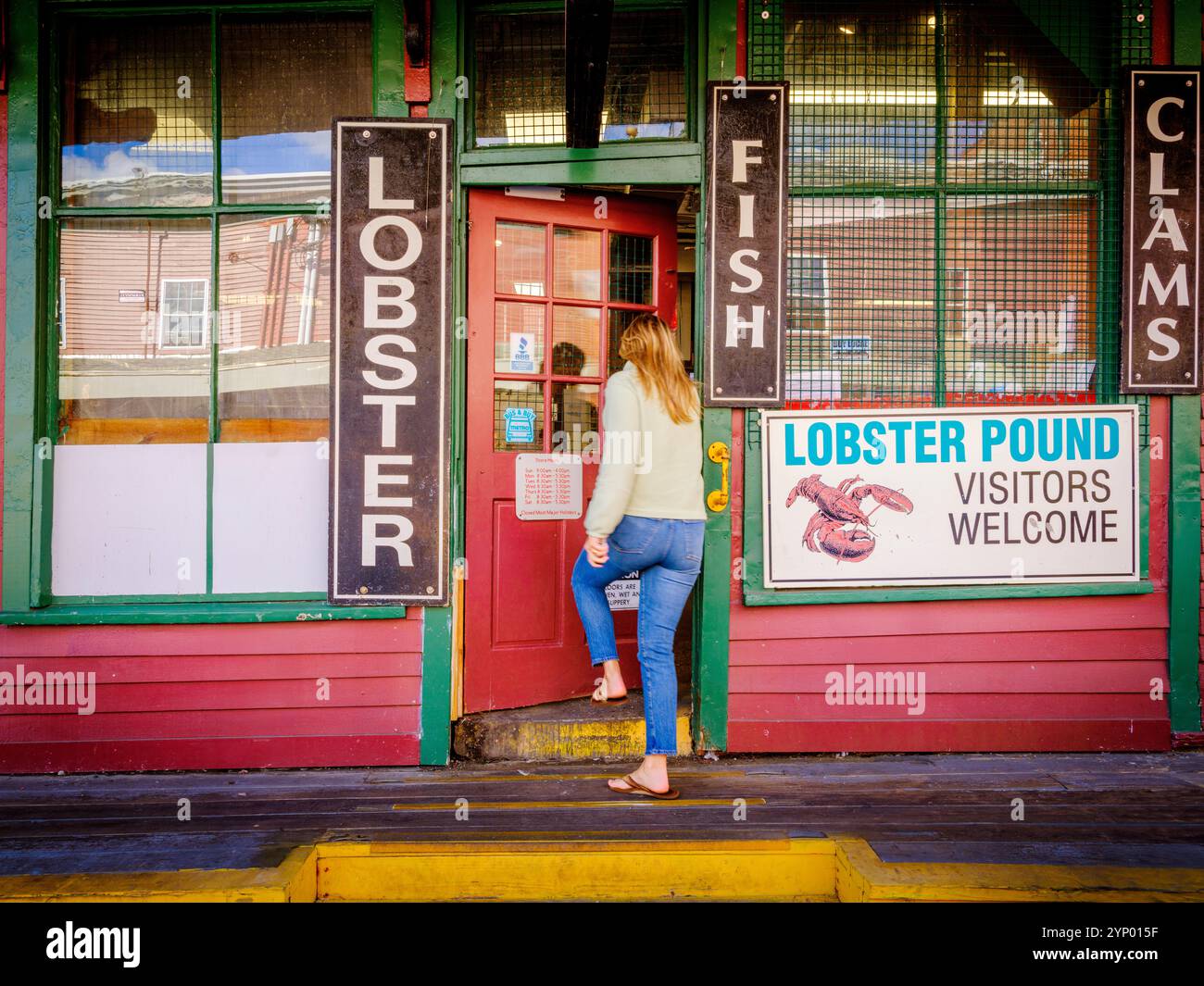 Historic Old Port and Fish Market Portland Maine, New England, USA ...