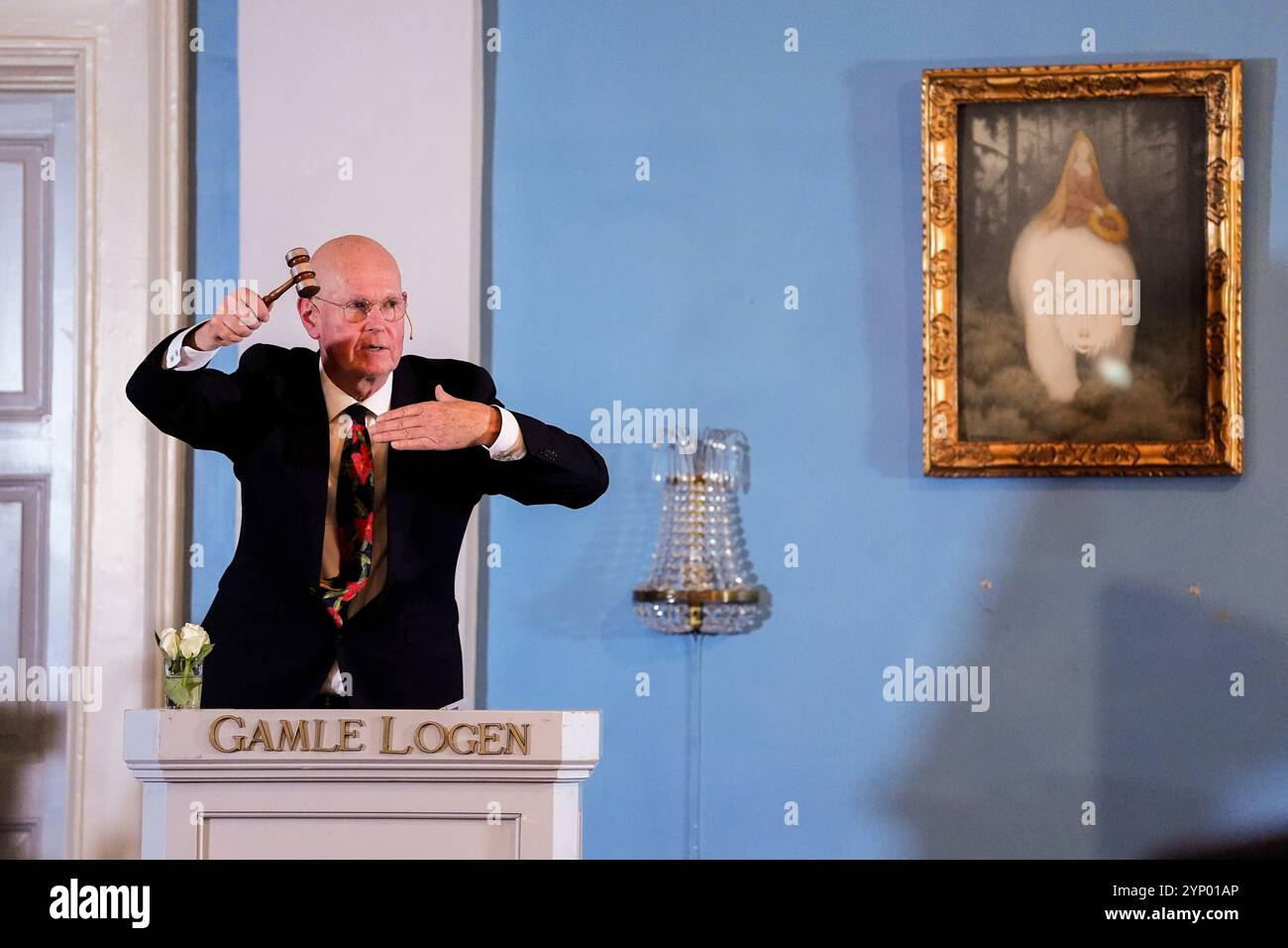 Oslo 20241127. Kvitebjorn King Valemon by the Norwegian painter Theodor ...