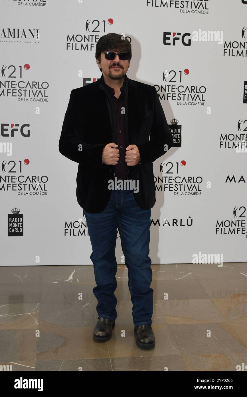 Monaco, Monaco. 27th Nov, 2024. Ricky Memphis attends the photocall for ...