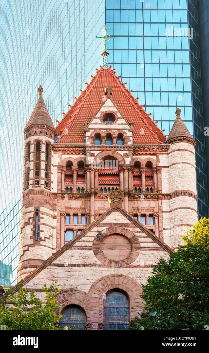 Trinity Church Boston, history and modern building Boston ...