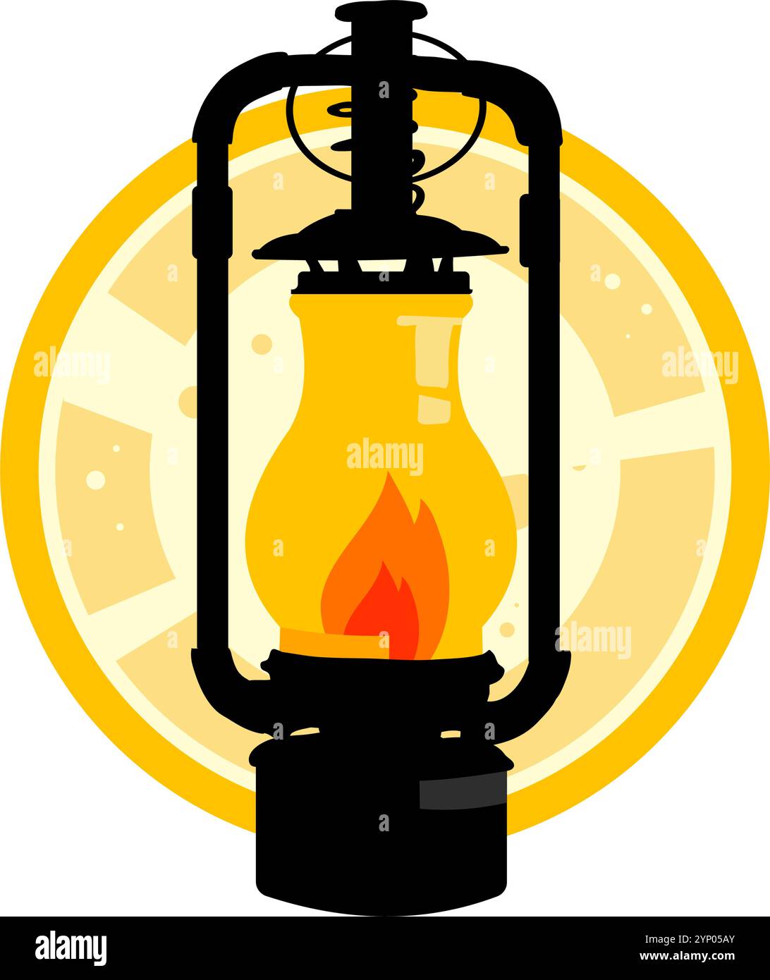 Mining kerosene lamp, old nat lamp Stock Vector Image & Art - Alamy