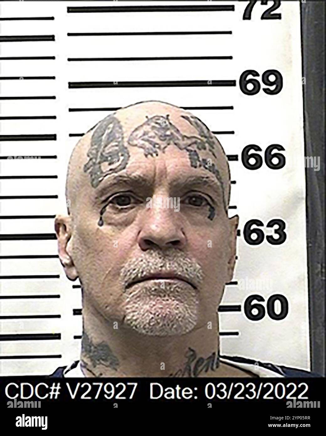 This March 23, 2022 photo provided by the California Department of ...