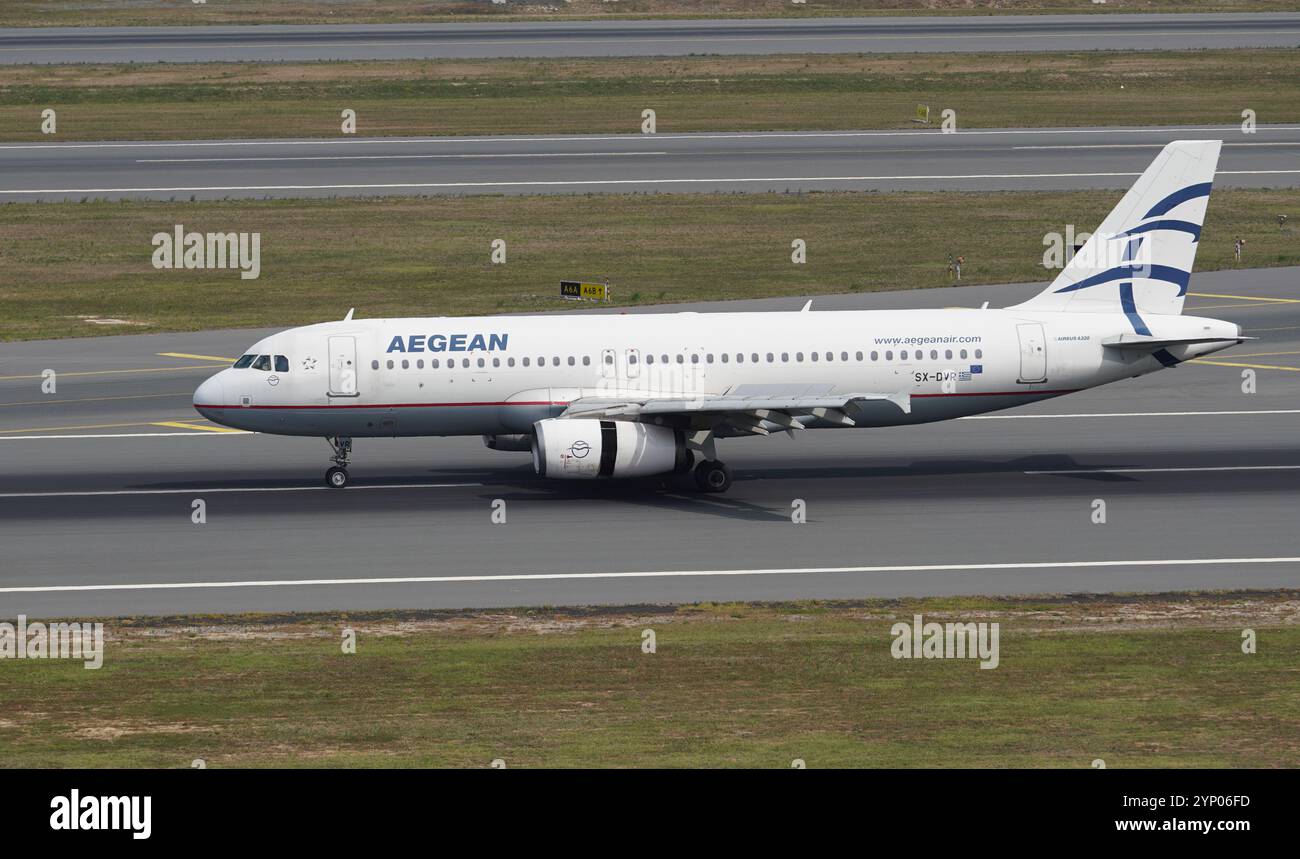 ISTANBUL, TURKIYE - SEPTEMBER 02, 2023: Aegean Airlines Airbus A320-232 ...