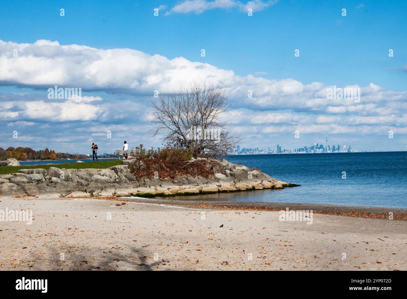 Beach at Jack Darling Memorial Park in Port Credit, Mississauga ...