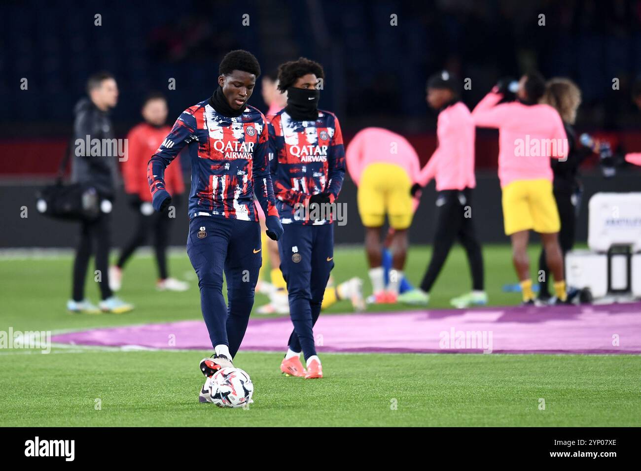 34 Axel TAPE (psg) during the Ligue 1 McDonald's match between PSG and ...
