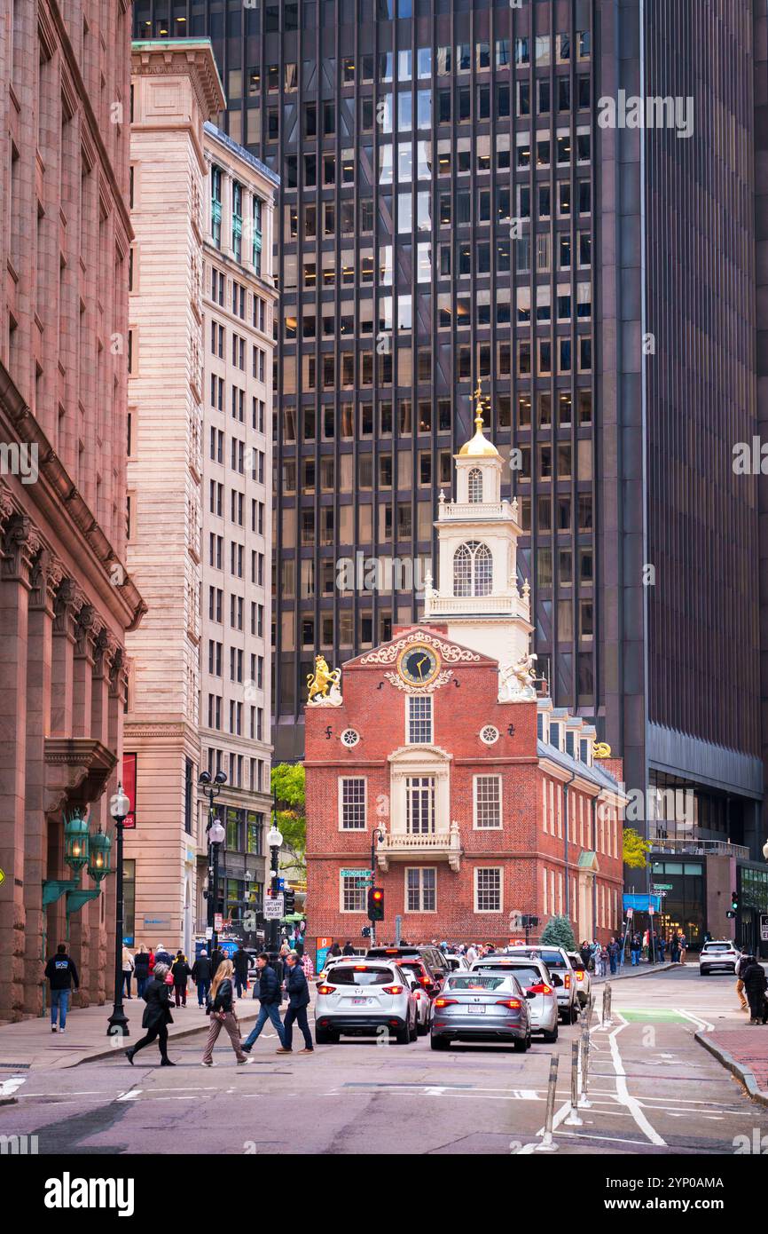 Old State House in Downtown Boston The building, dating back to 1713 ...