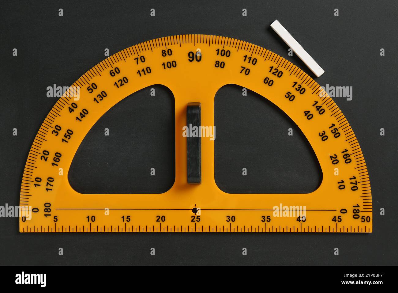 Protractor and black background hi-res stock photography and images - Alamy