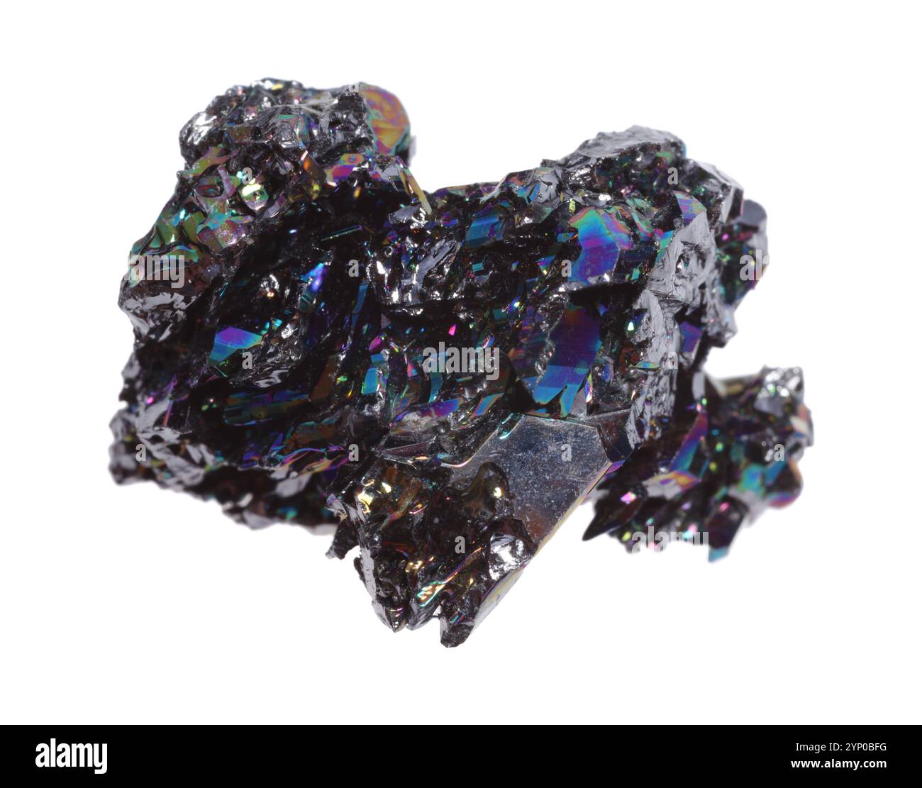 Bornite stone on white hi-res stock photography and images - Alamy