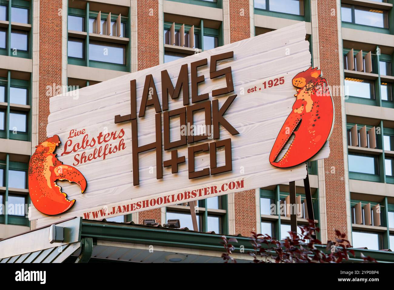 Iconic James Hook Lobster , Boston Old Harbor Waterfront Boston ...