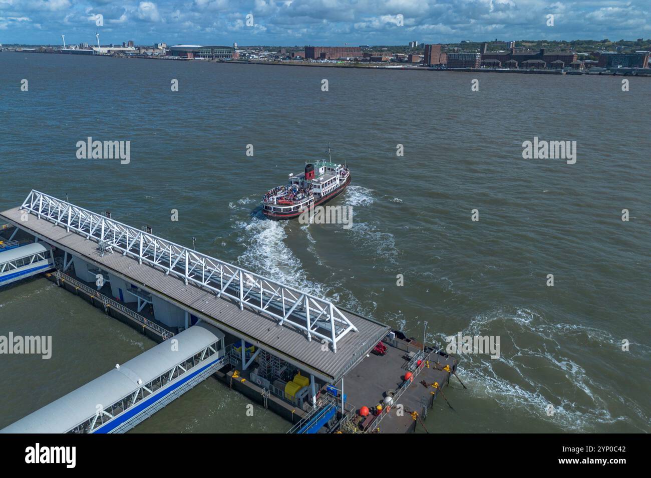 Aerial view of river mersey hi-res stock photography and images - Alamy