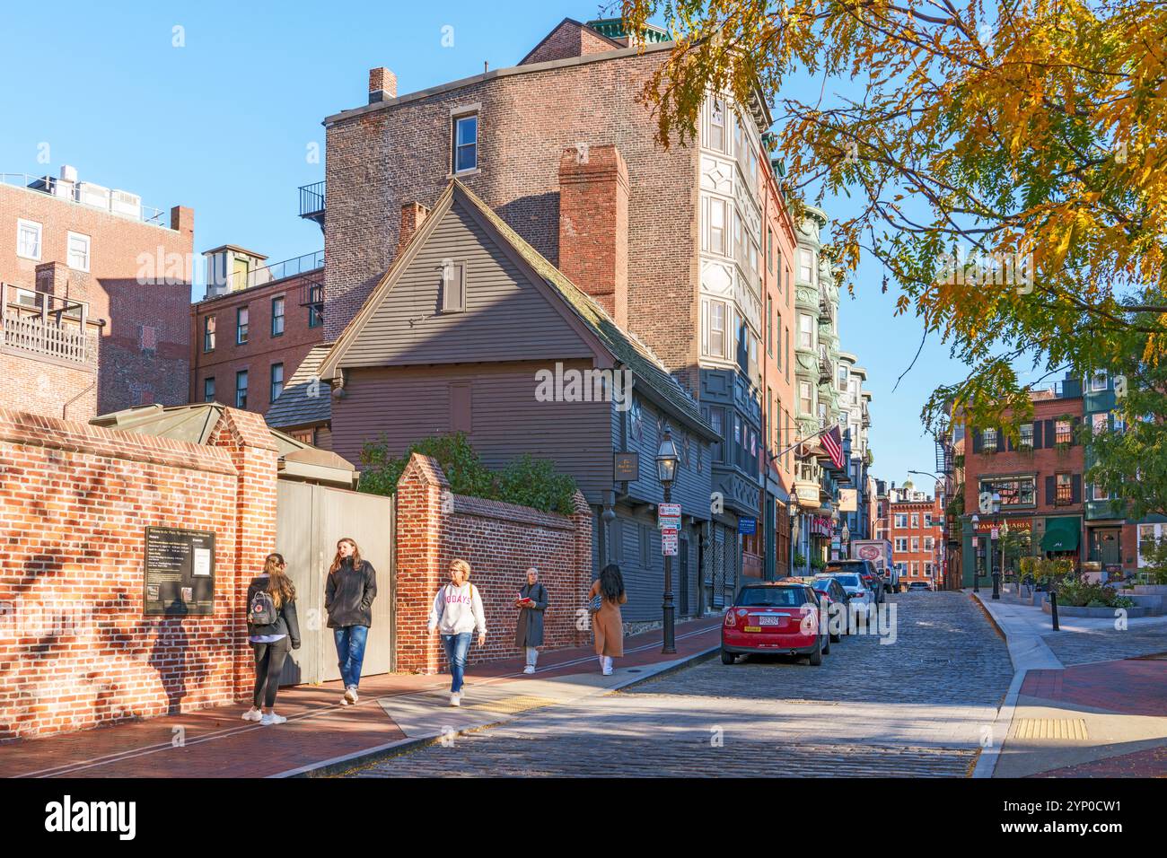 Paul Revere House and Museum, Freedom Trail, North End, Bostons ...