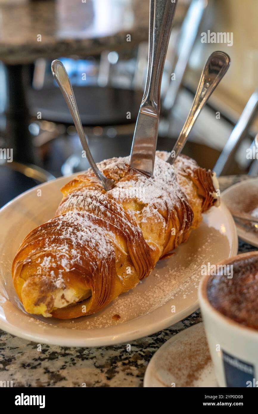 Lobster Tail pastry at Cafe Vittoria, North End, Bostons historic ...
