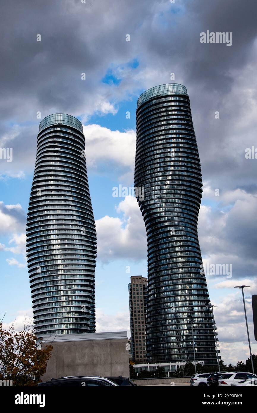 Absolute Towers at Square One Shopping Centre on City Centre Drive in ...