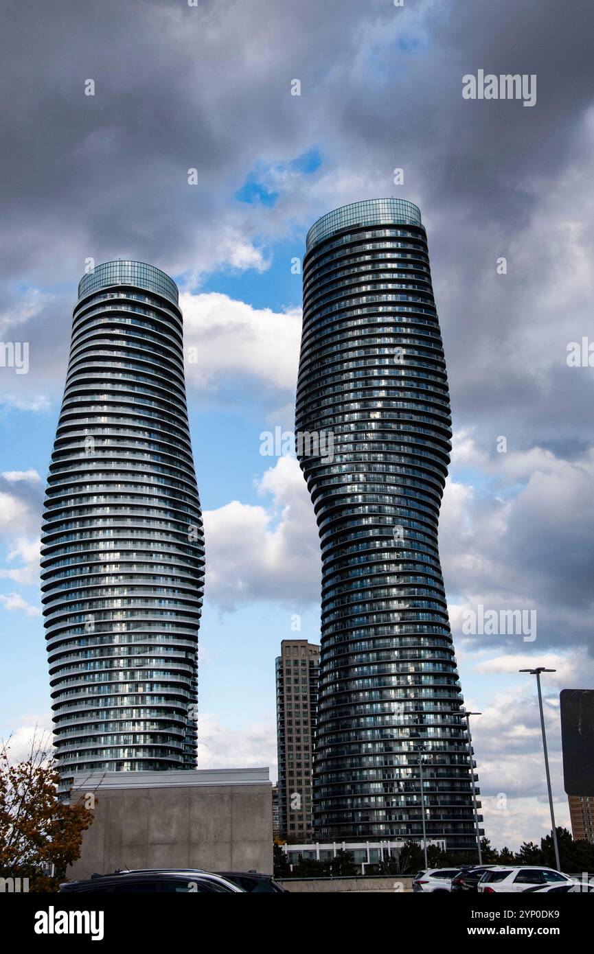 Absolute Towers at Square One Shopping Centre on City Centre Drive in ...