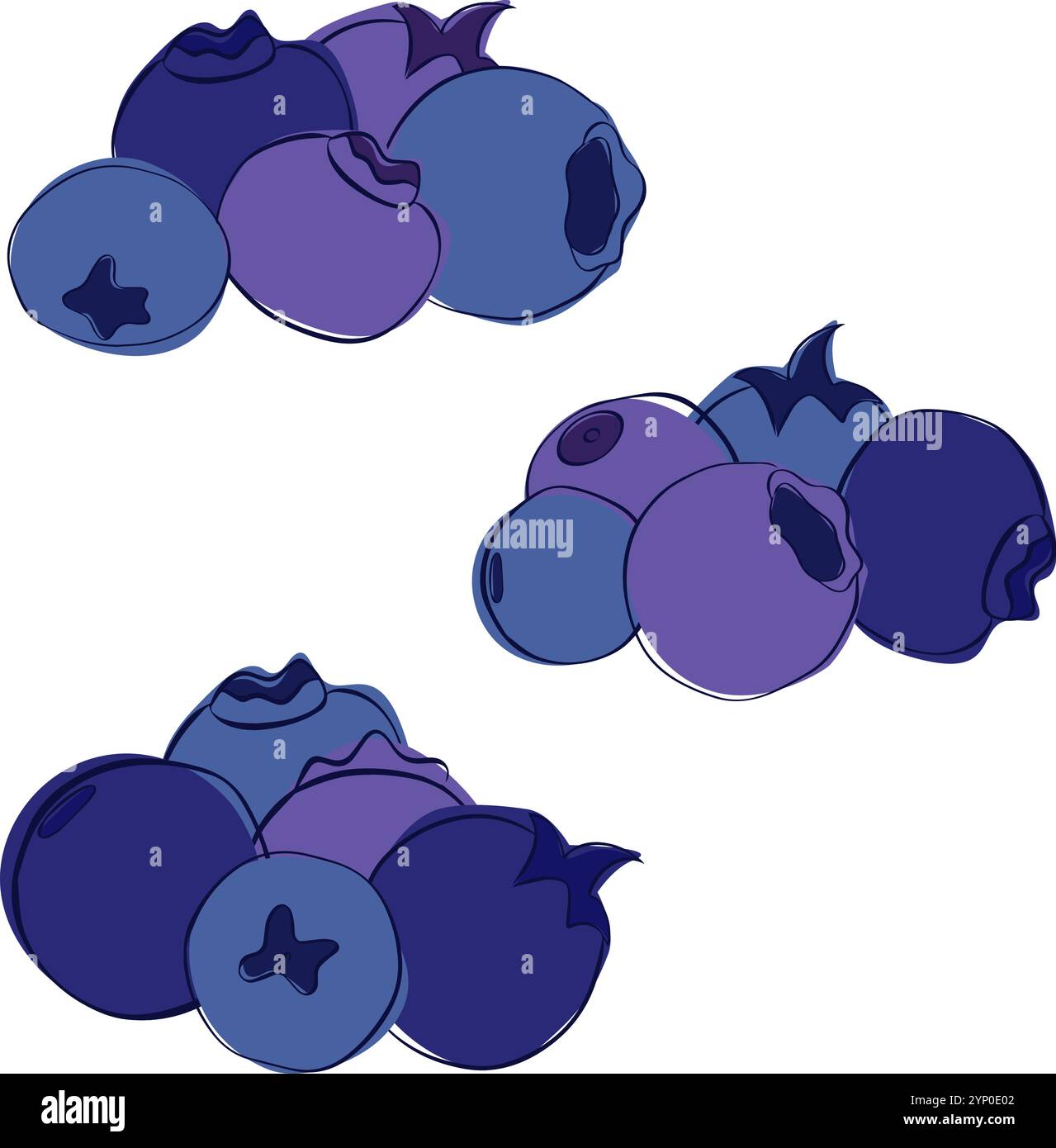 Ripe berries in transparent Stock Vector Images - Alamy