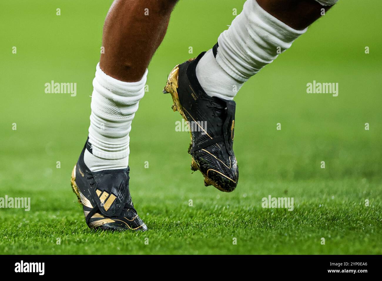 Jude Bellingham of Real Madrid boots during the UEFA Champions League ...