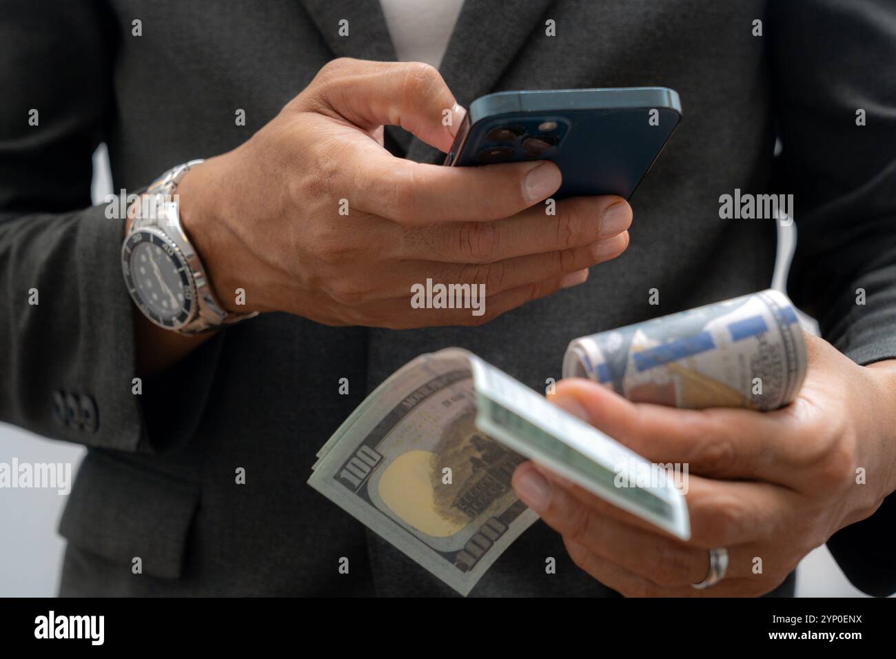 Culture businessman hand holding hi-res stock photography and images - Alamy