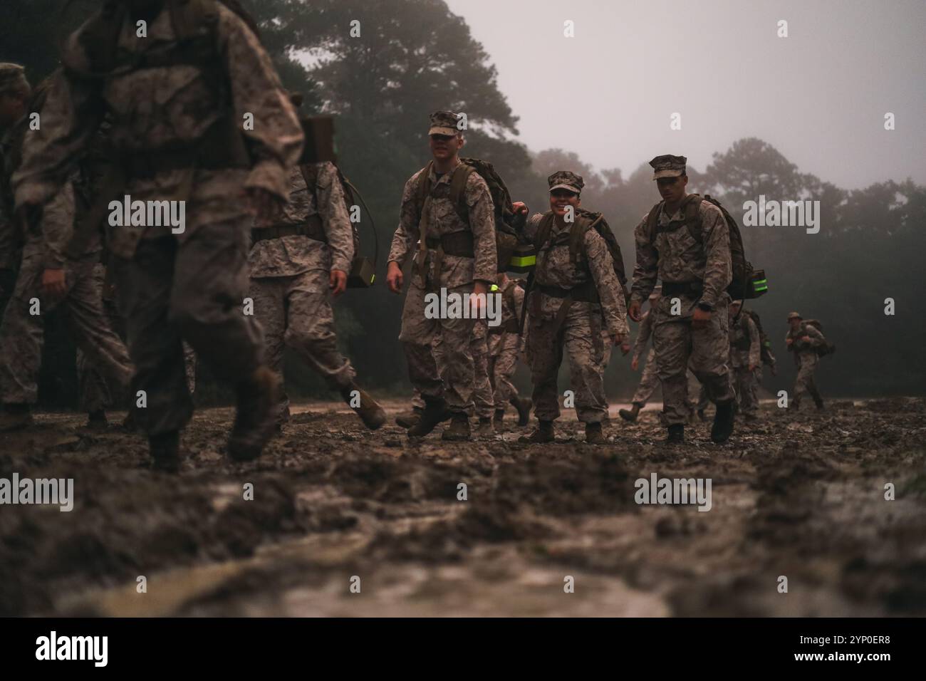 U.S. Marines with Headquarters and Headquarters Squadron, Marine Corps ...
