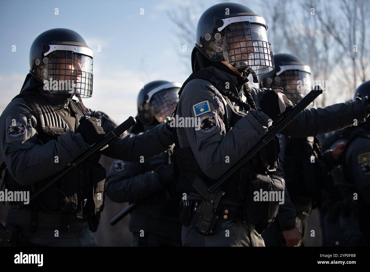 Multinational soldiers with the NATO-led Kosovo Force mission, also ...