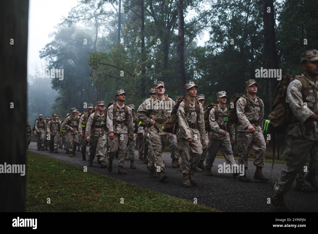 U.S. Marines with Headquarters and Headquarters Squadron, Marine Corps ...
