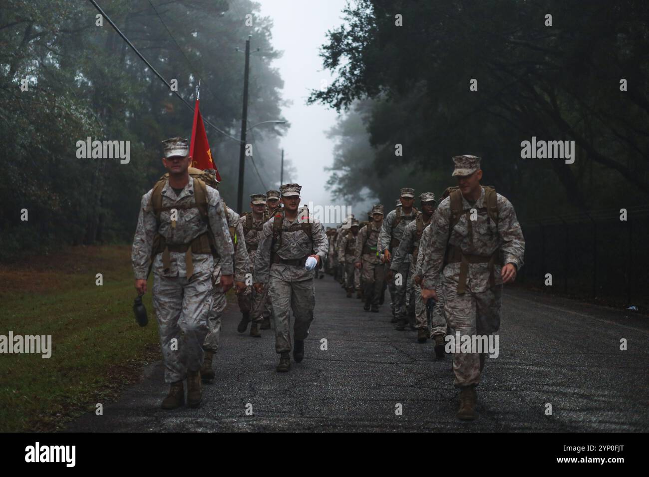 U.S. Marines with Headquarters and Headquarters Squadron, Marine Corps ...