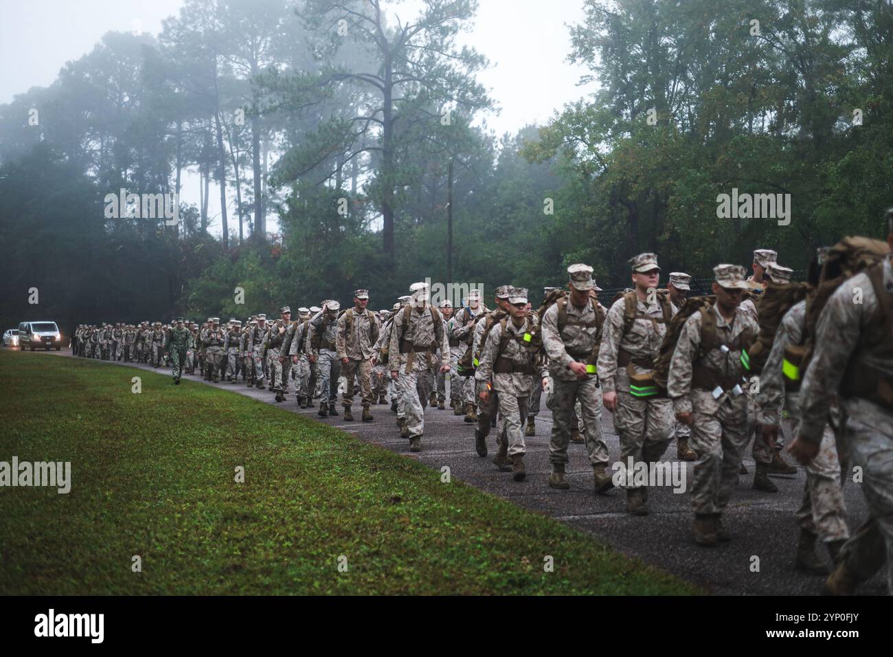 U.S. Marines with Headquarters and Headquarters Squadron, Marine Corps ...