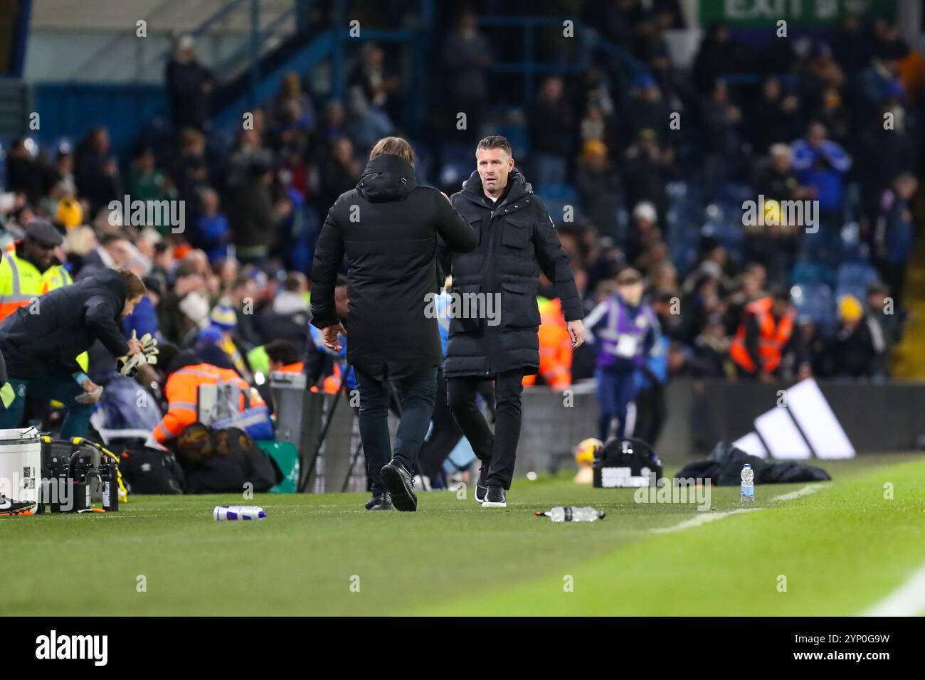 Elland Road Stadium, Leeds, England - 27th November 2024 Luton manager ...