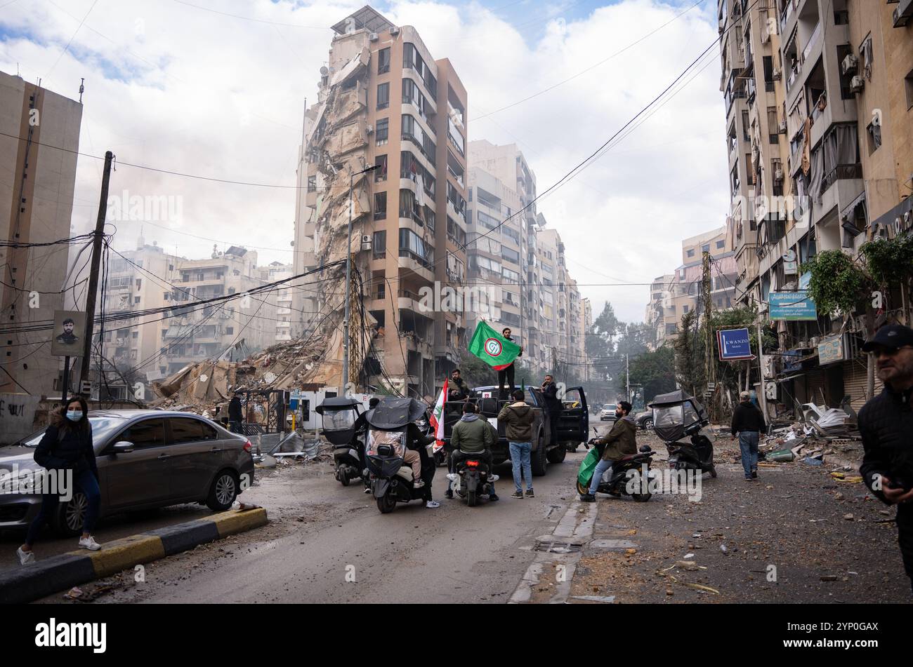 Amal political party flags hi-res stock photography and images - Alamy