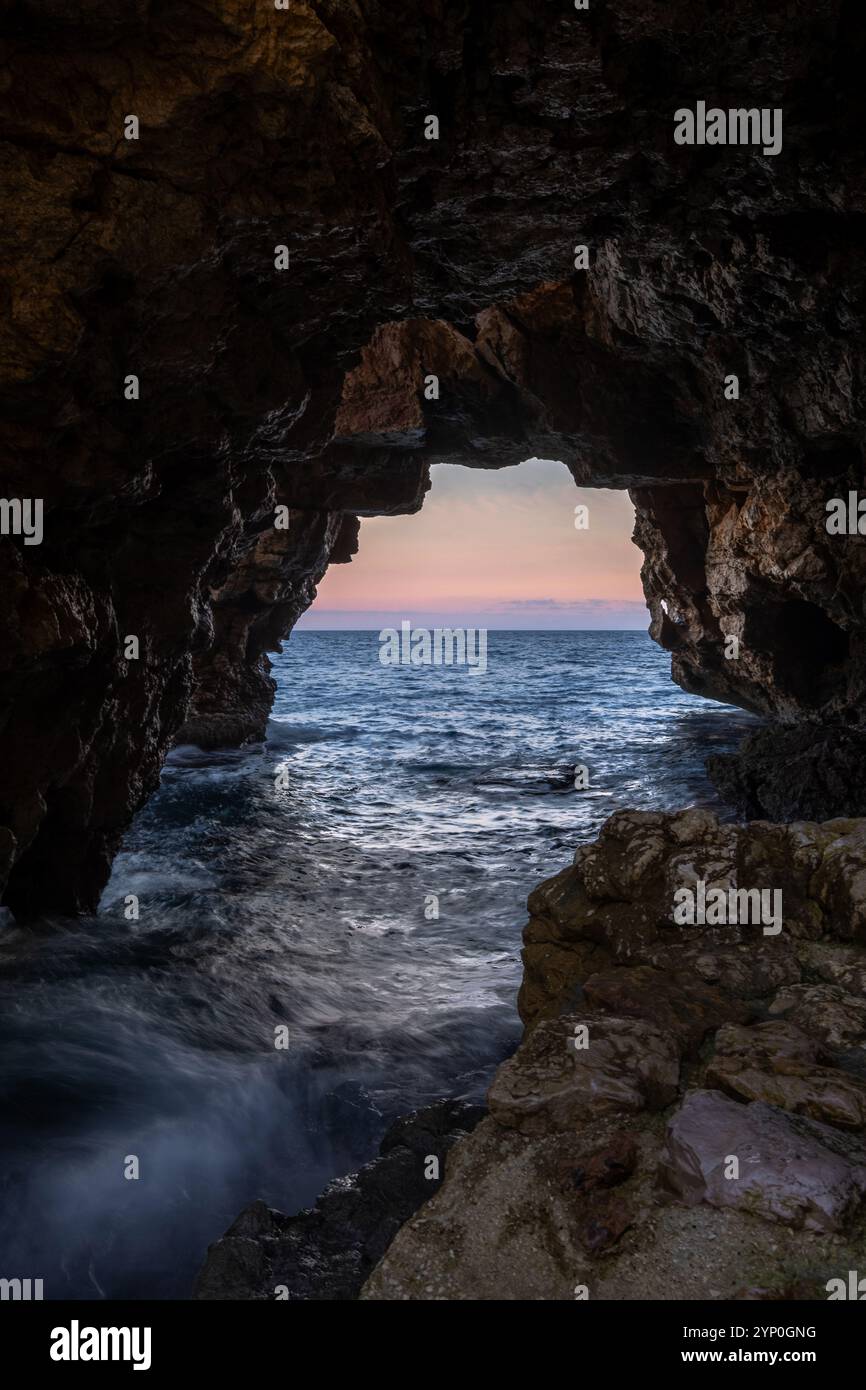 landscape natural sea stone cave Stock Photo - Alamy