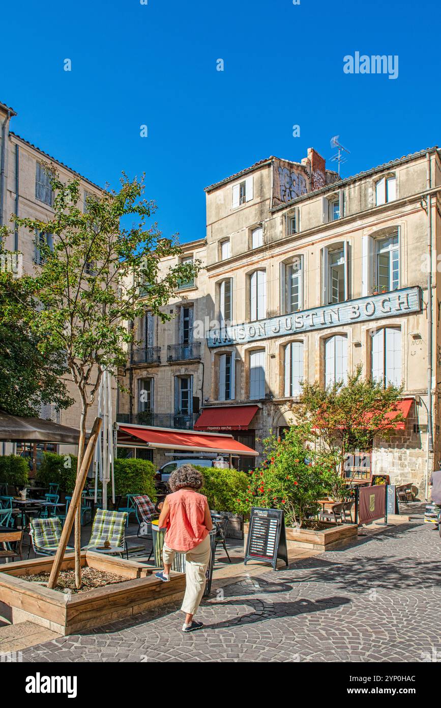 Maison Justin Boch cafe in Place Saint-Come in Montpellier, France ...