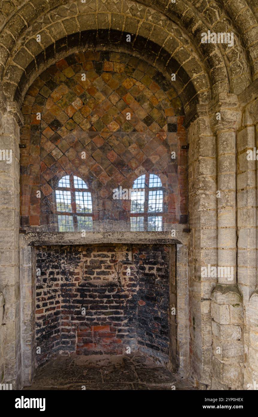 CASTLE RISING, UNITED KINGDOM - OCTOBER 10, 2014: Interior view of ...