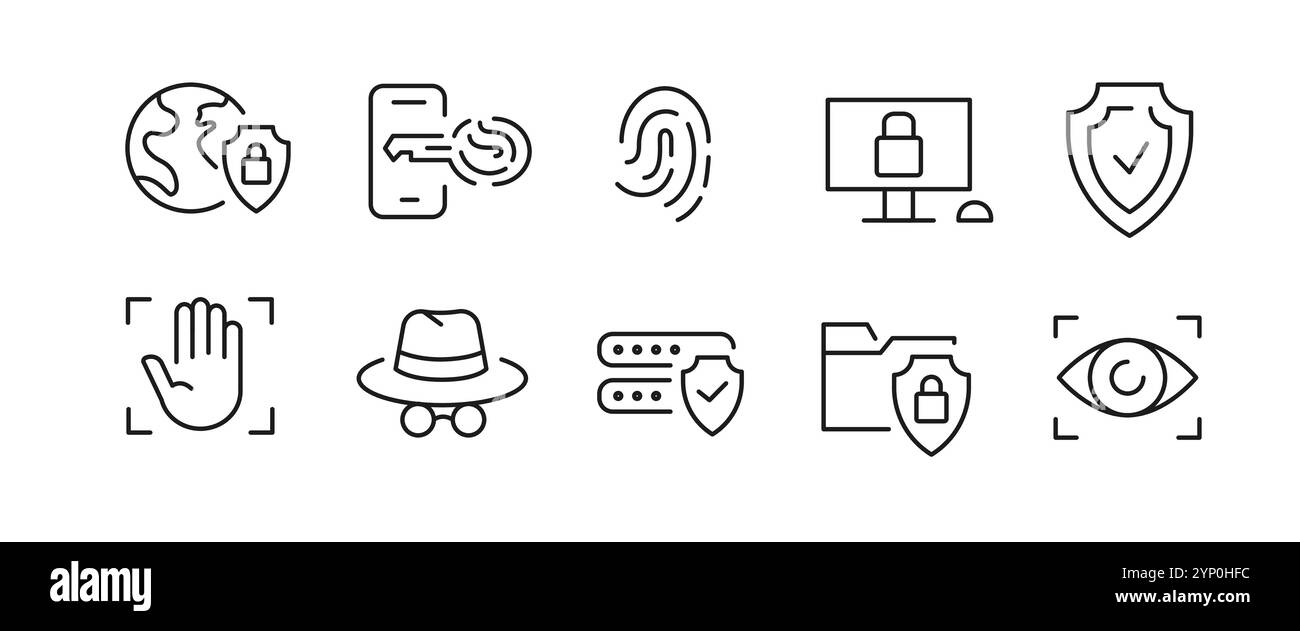 Security visual Cut Out Stock Images & Pictures - Alamy