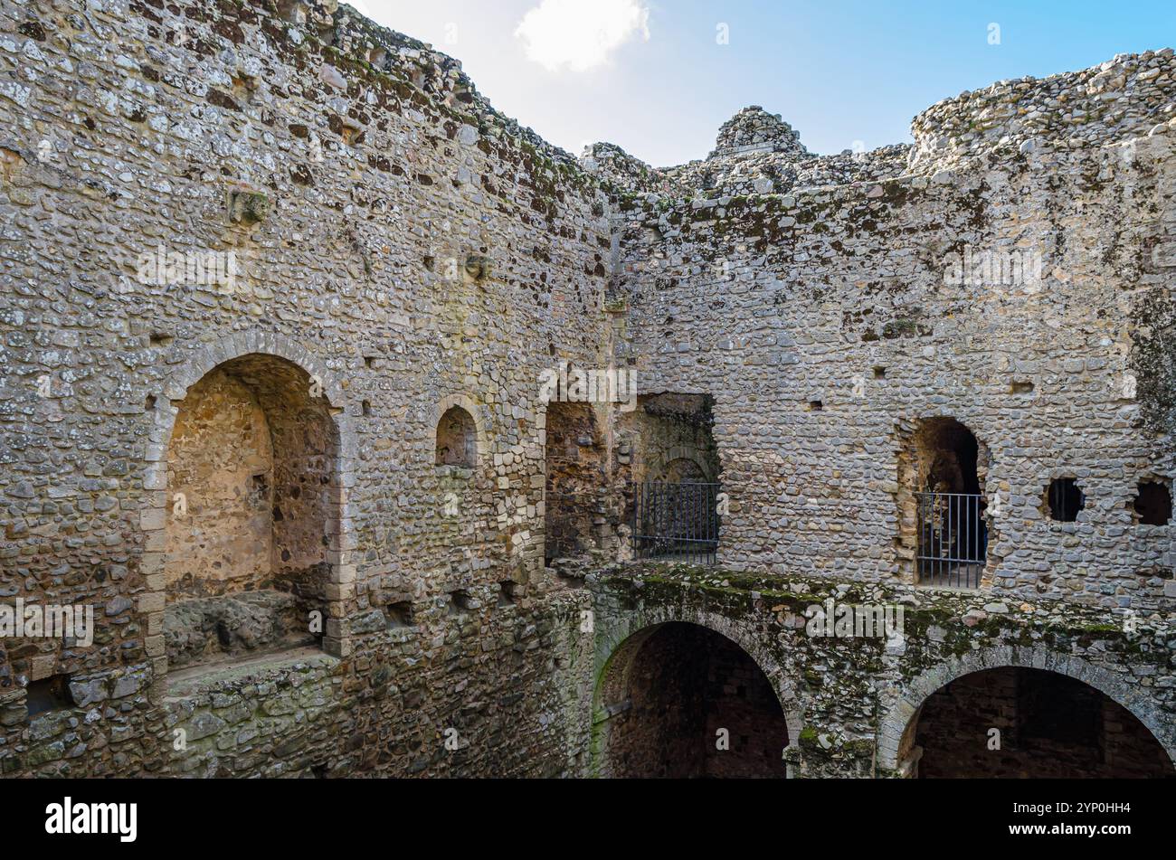 CASTLE RISING, UNITED KINGDOM - OCTOBER 10, 2014: Interior view of ...
