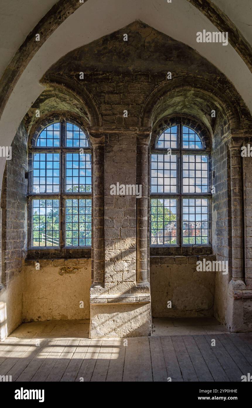 CASTLE RISING, UNITED KINGDOM - OCTOBER 10, 2014: Interior view of ...