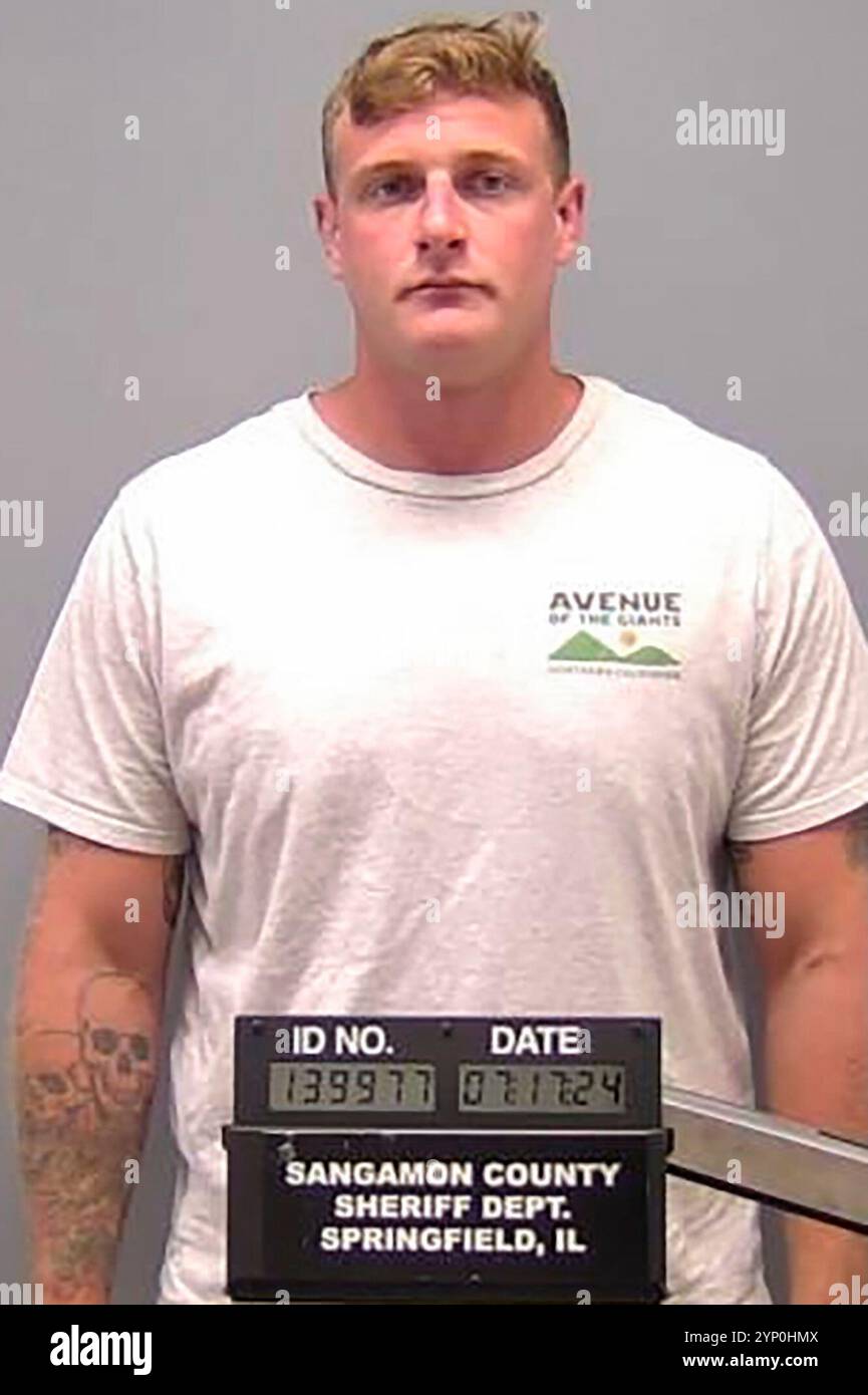 FILE - This booking photo provided by the Sangamon County Sheriff's ...