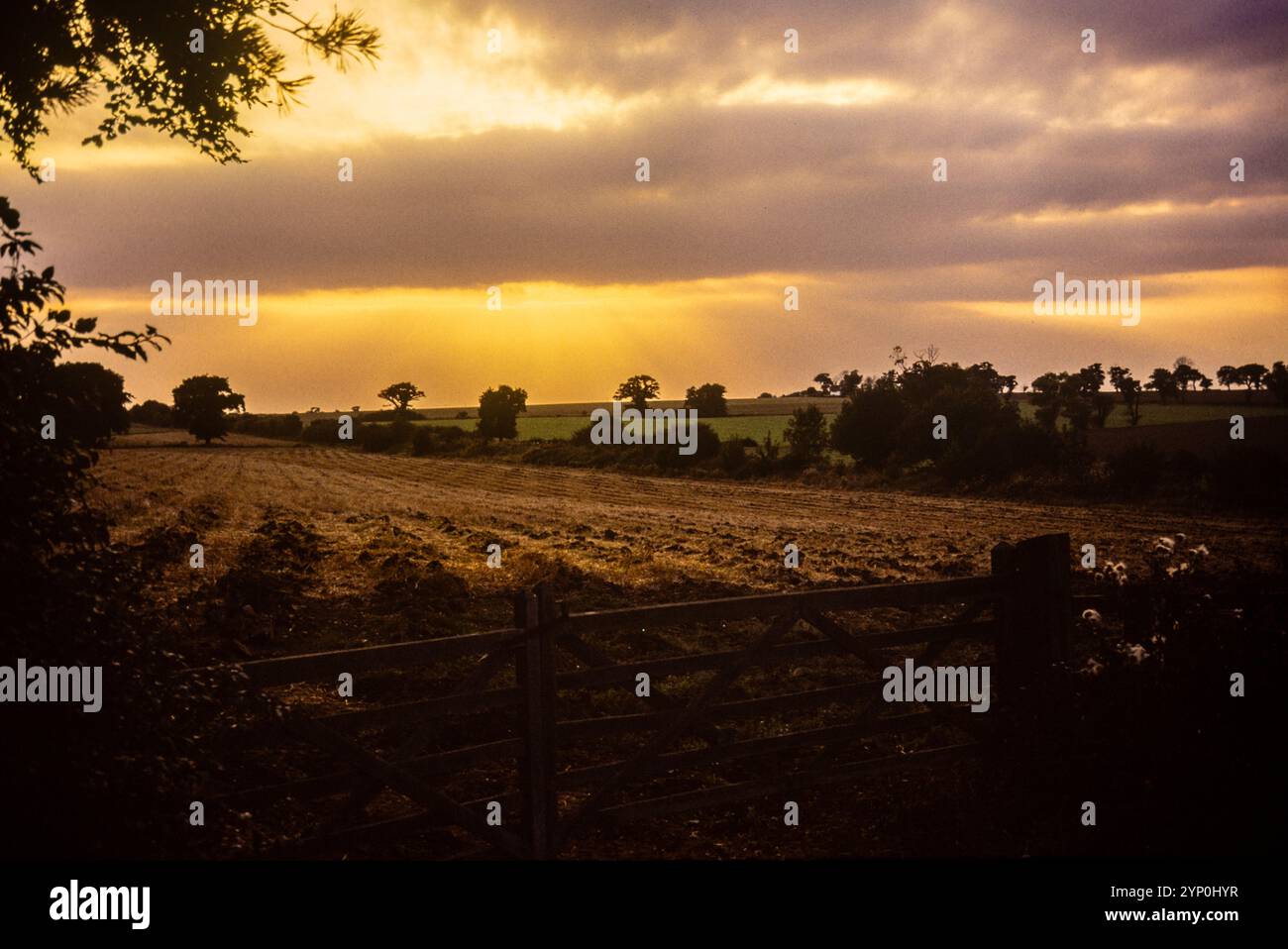 Vintage photo of an English farm Stock Photo - Alamy