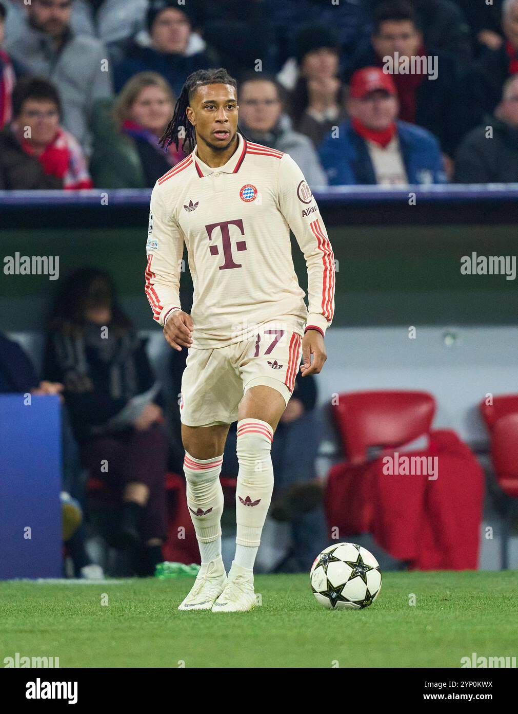 Michael Olise (FCB 17) in the League Phase MD5 match FC BAYERN MUENCHEN ...